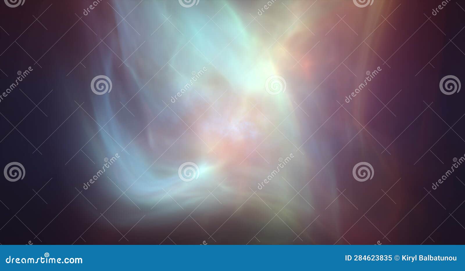 Abstract Cosmic Multi-colored Energy Waves Background Stock ...