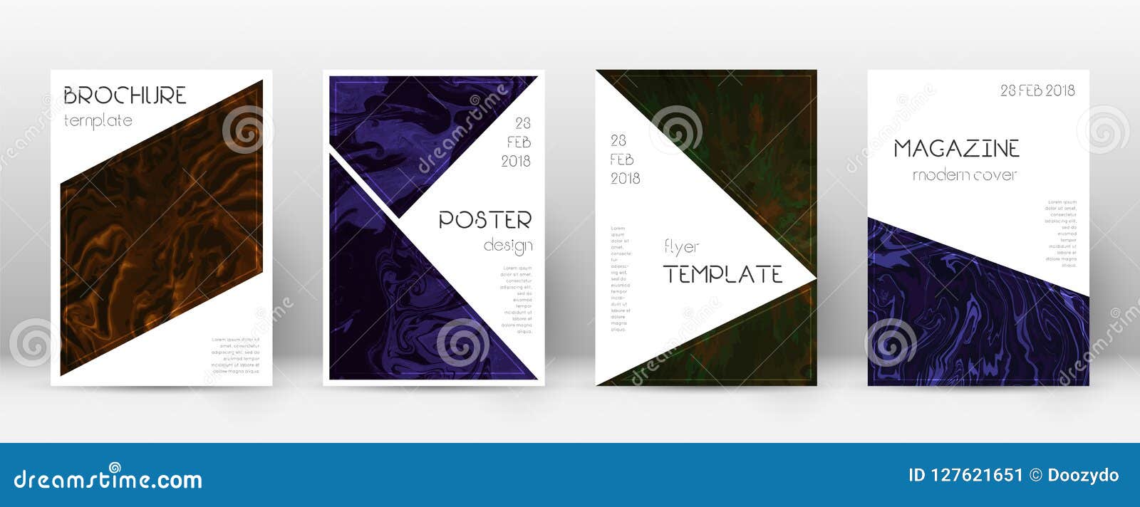 Authentic Cover Page Layouts. Cartoon Vector | CartoonDealer.com #143672983