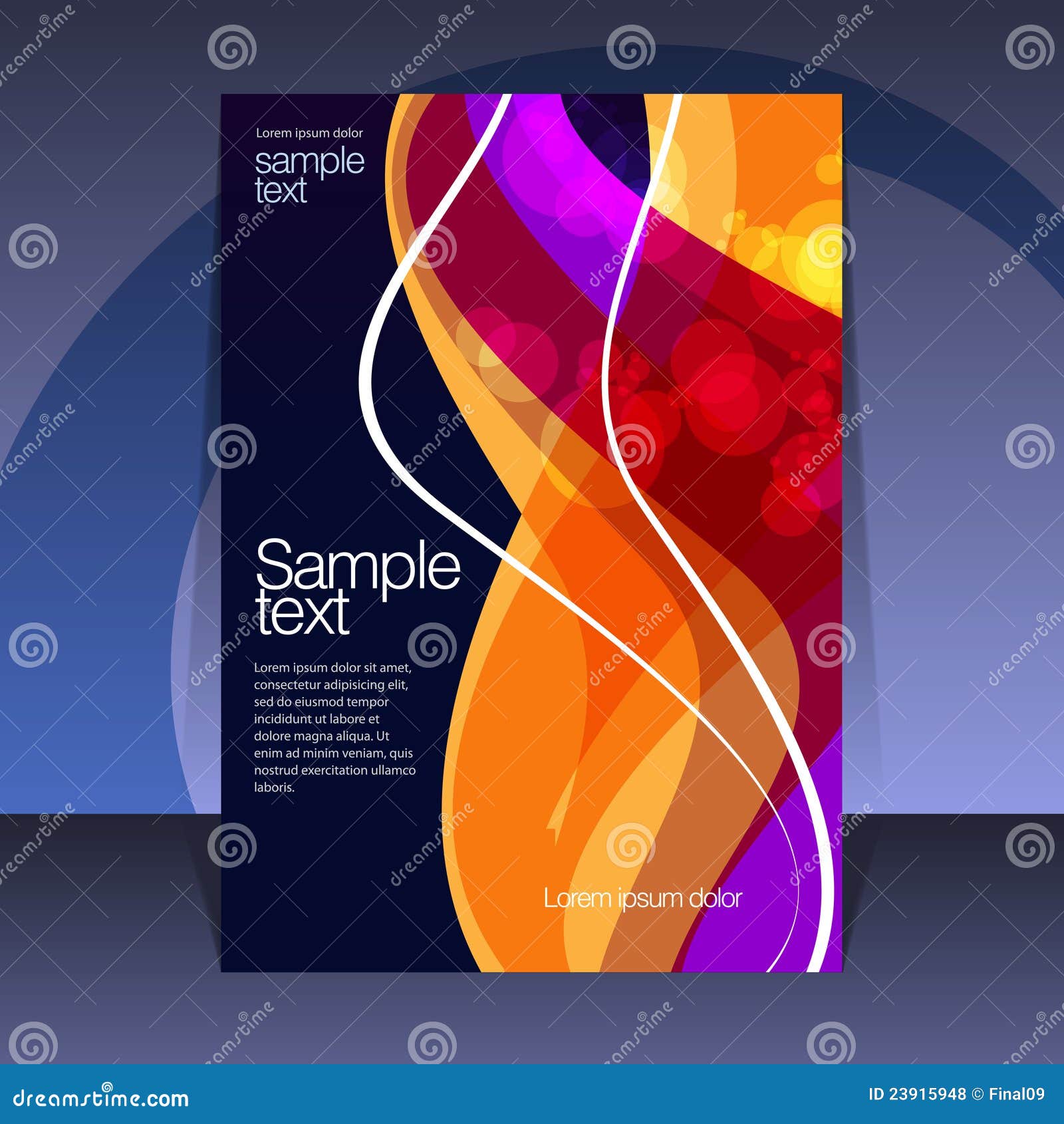 Abstract Cover Design stock vector. Illustration of blue - 23915948