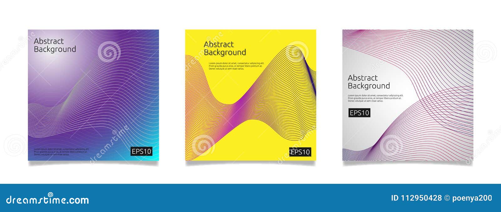 Abstract Cover Template with Line Art Design Concept Background Vector ...