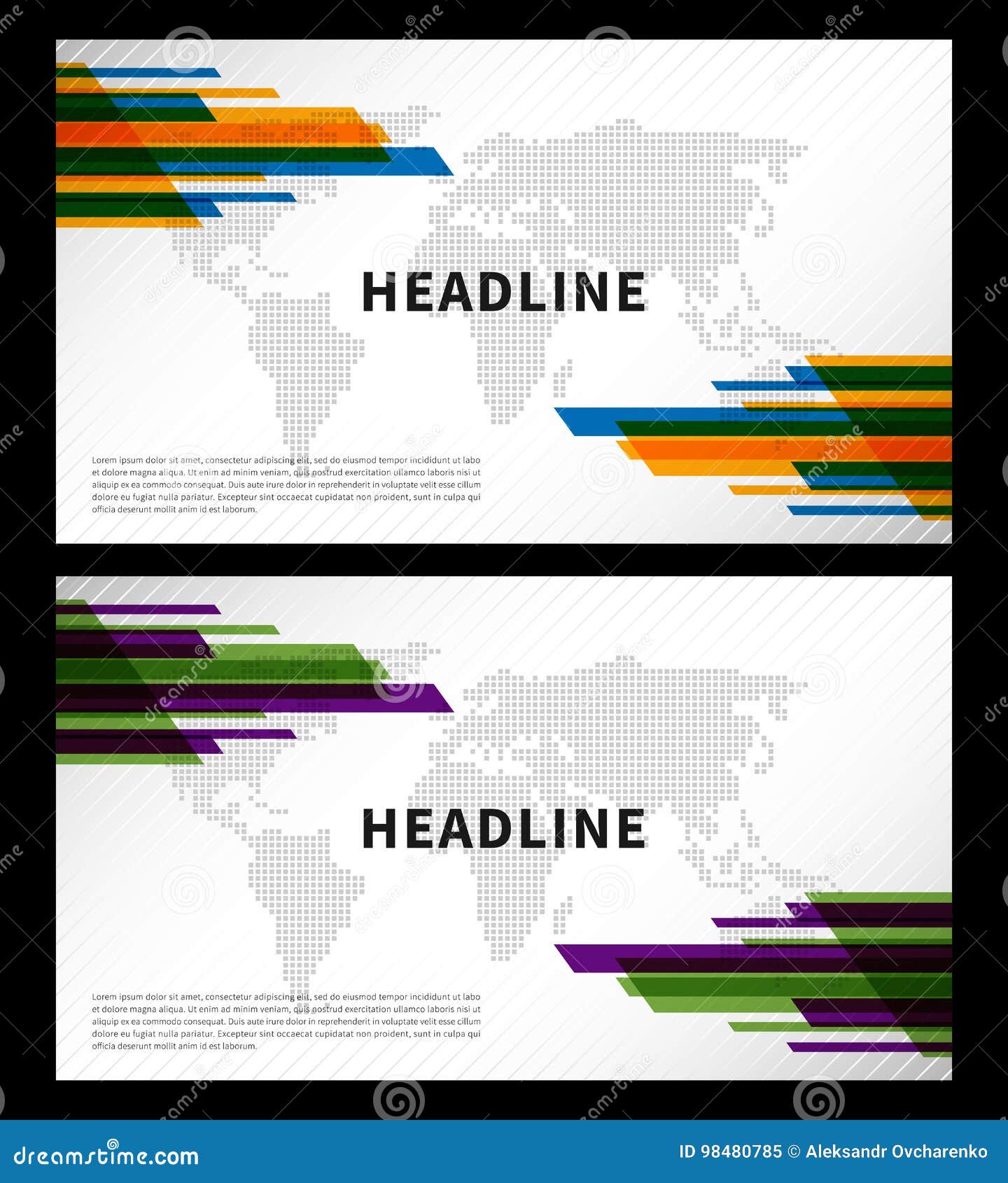 Abstract Cover with World Map Vector Illustration Stock Vector ...