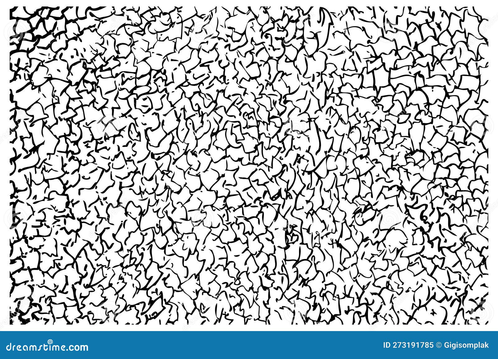 Abstract Crack Background, Simple Vector Hand Draw Sketch Stock Vector ...