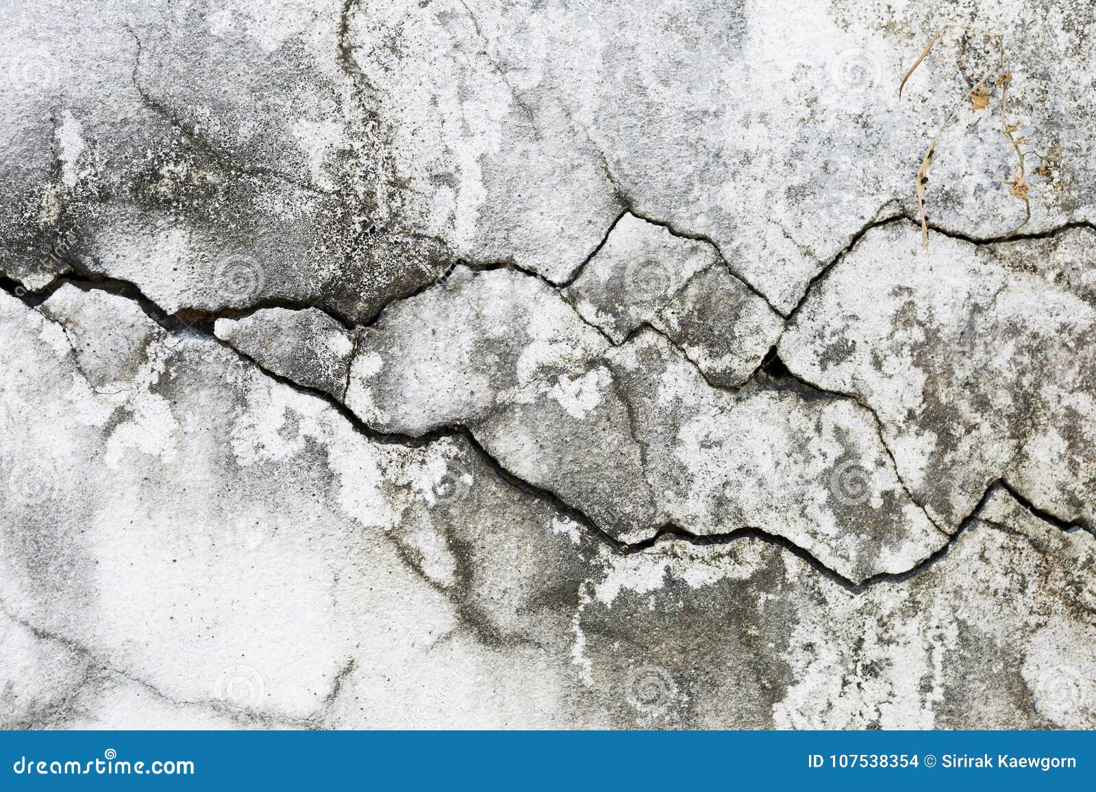 Abstract Crack Pattern on Old Concrete Wall Background Stock Photo ...