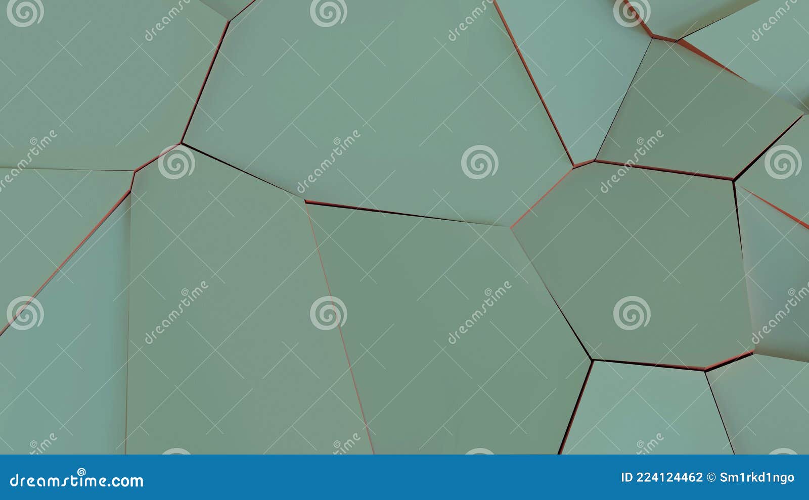 Background with Broken Shape. Abstract of Cracked Surface. 3d Render ...