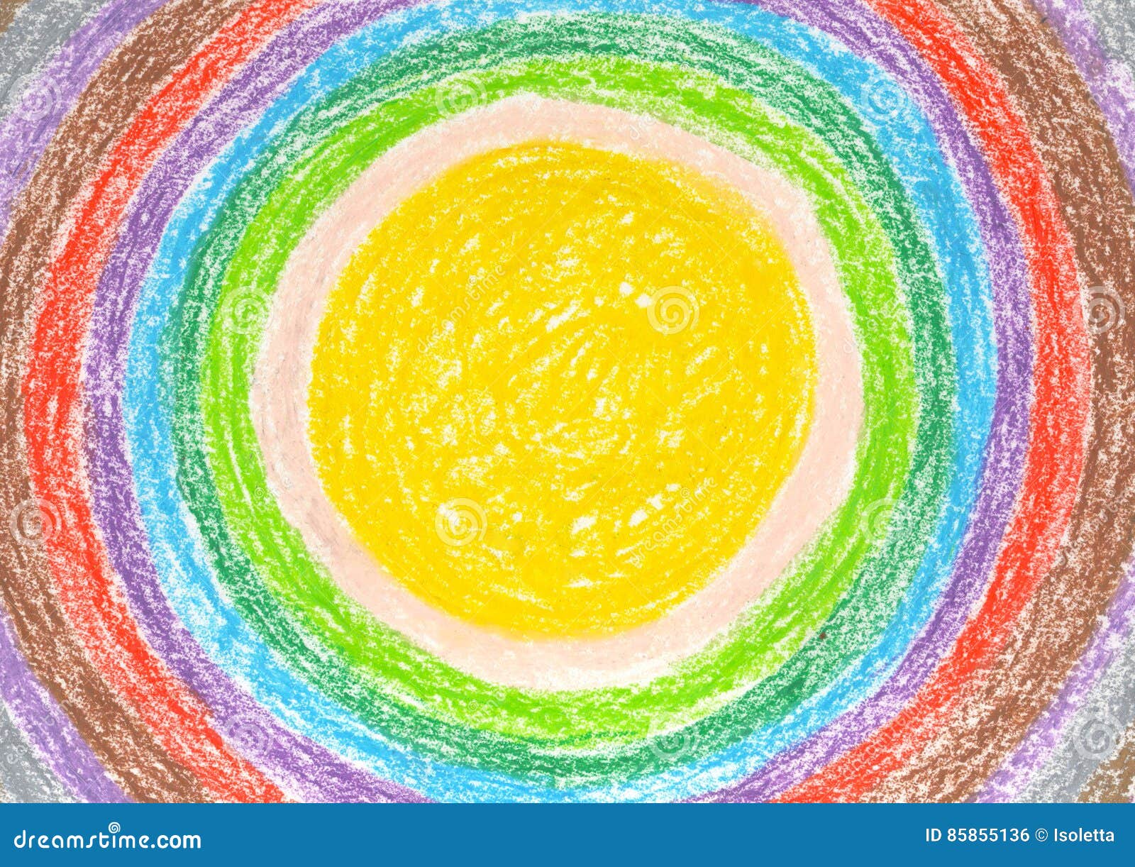 Abstract crayon drawing stock illustration. Illustration of artistic ...