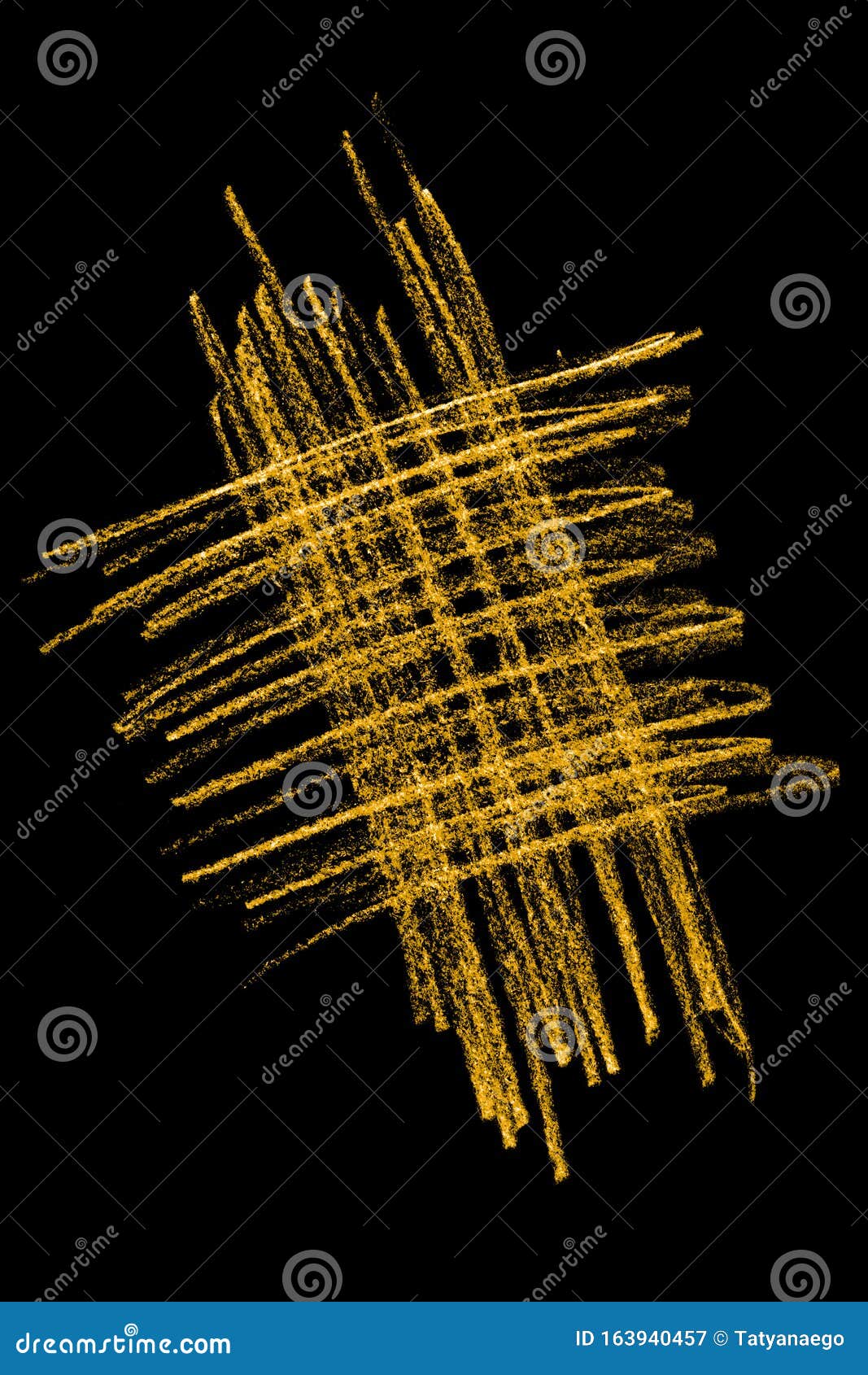 Abstract crayon drawing stock illustration. Illustration of vivid ...