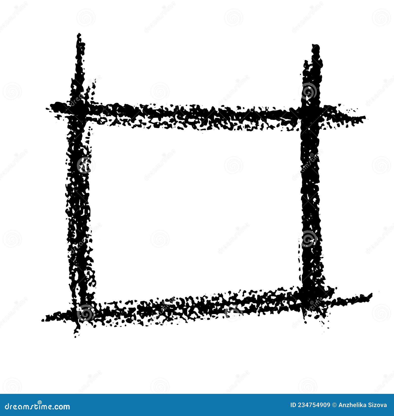 Crayon Scribble Border