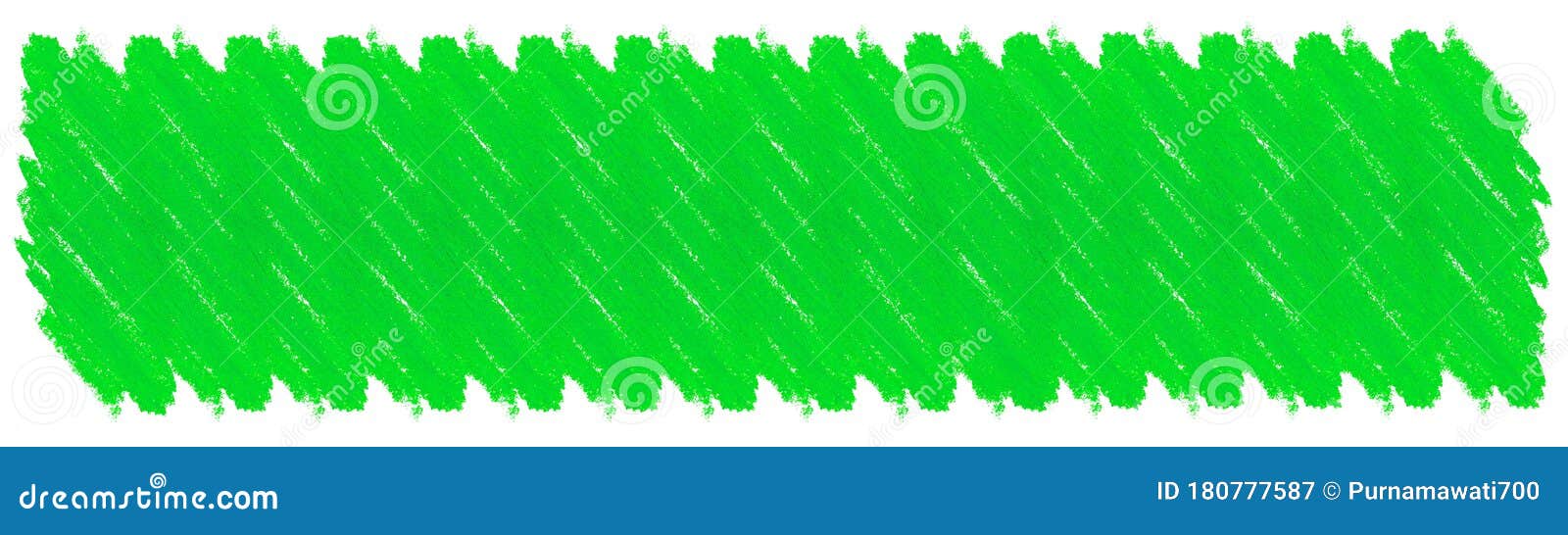 Abstract Crayon on White Background. Green Crayon Scribble Texture ...