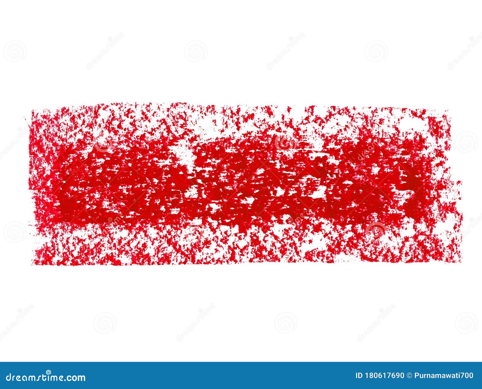 Abstract Crayon on White Background. Red Crayon Scribble Texture Stock ...
