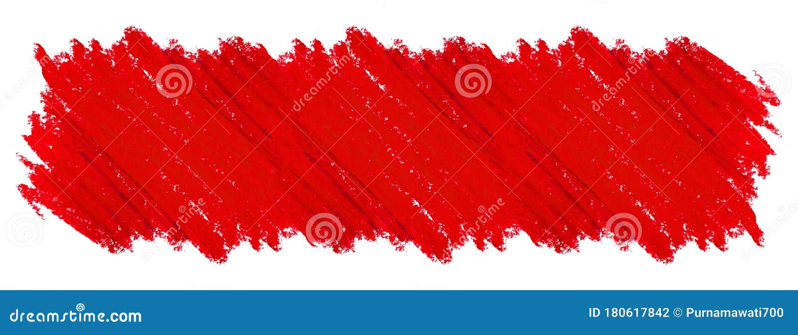 Abstract Crayon on White Background. Red Crayon Scribble Texture Stock ...