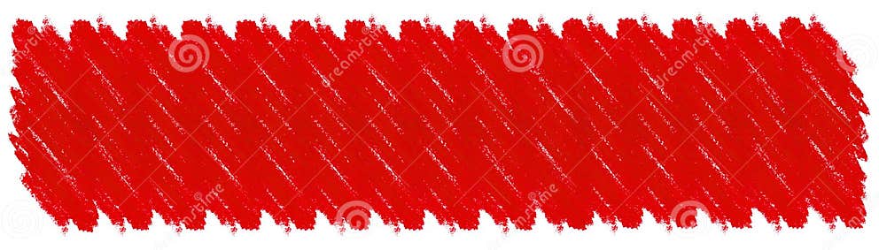 Abstract Crayon on White Background. Red Crayon Scribble Texture Stock ...