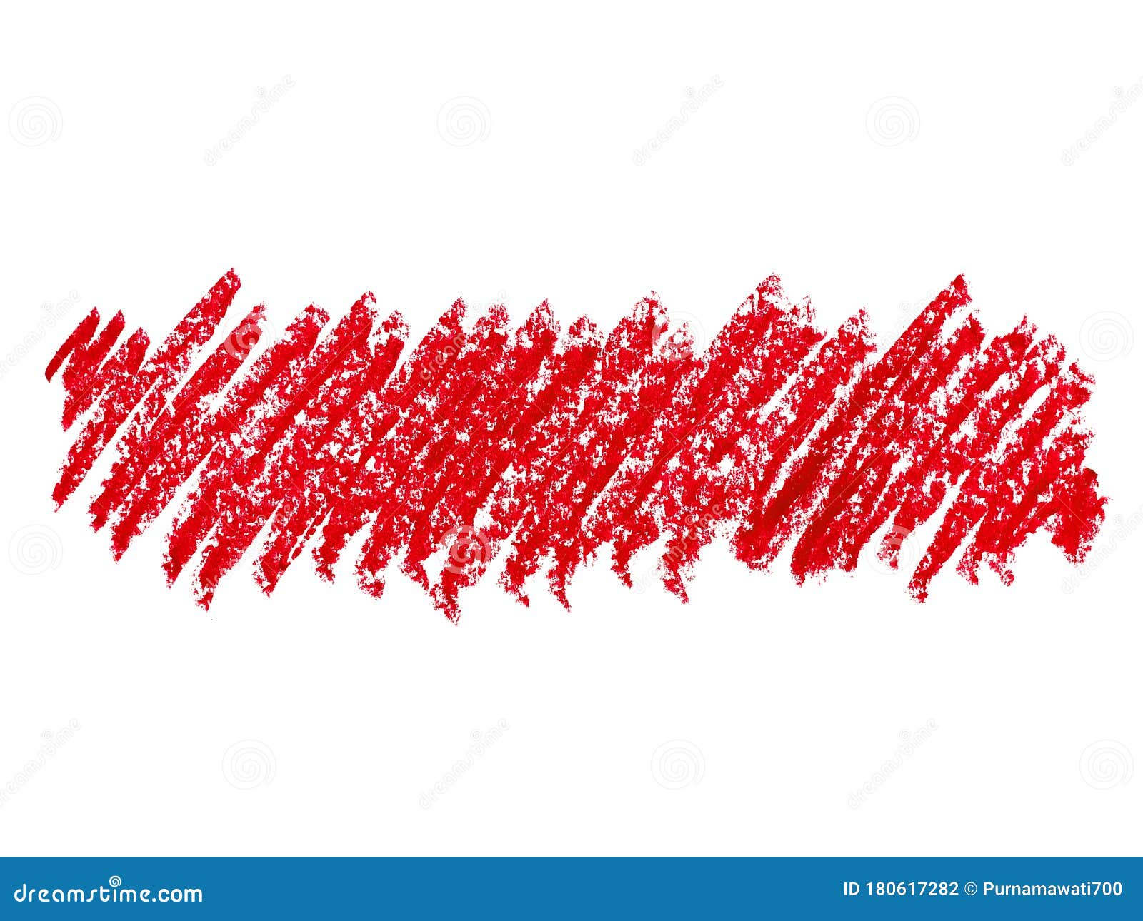 Abstract Crayon On White Background. Red Crayon Scribble Texture. Stock ...