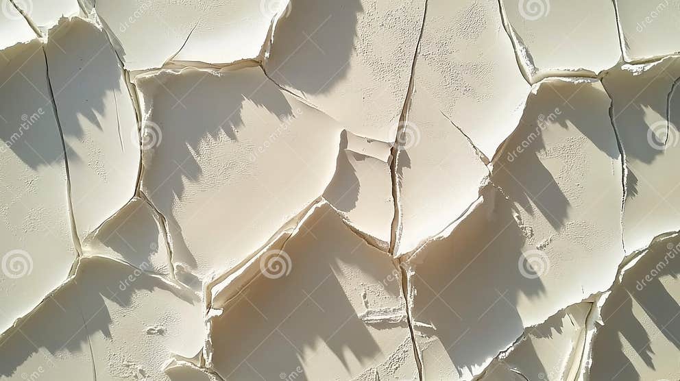 Abstract Cream Colored Cracked Surface Texture Stock Illustration ...