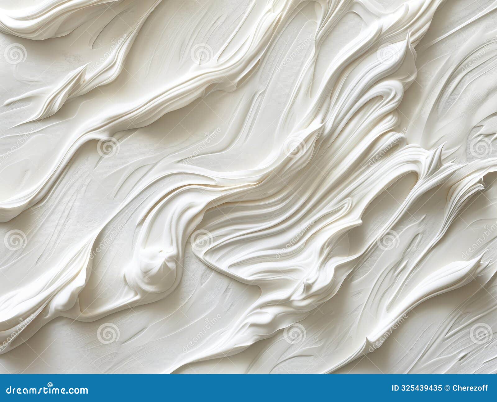 Abstract Creamy White Texture Stock Image - Image of delicate, waves ...