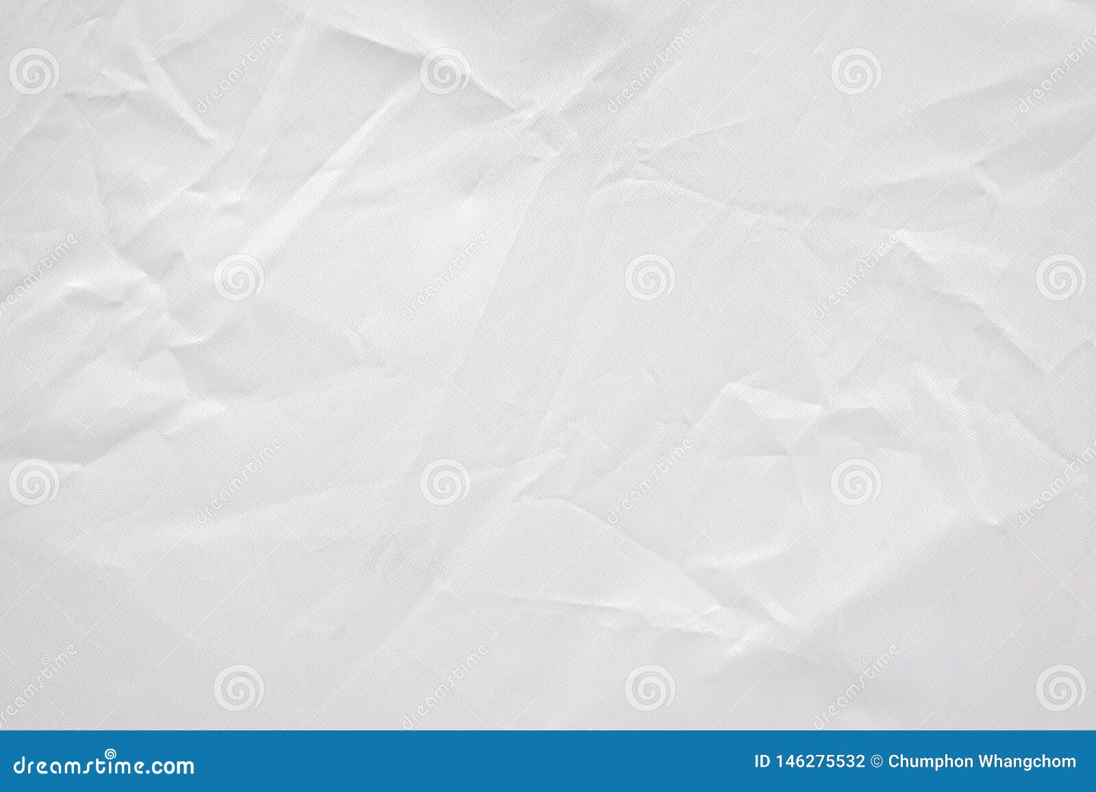 Abstract Creased Fabric Texture Background. Crumpled White Textile ...