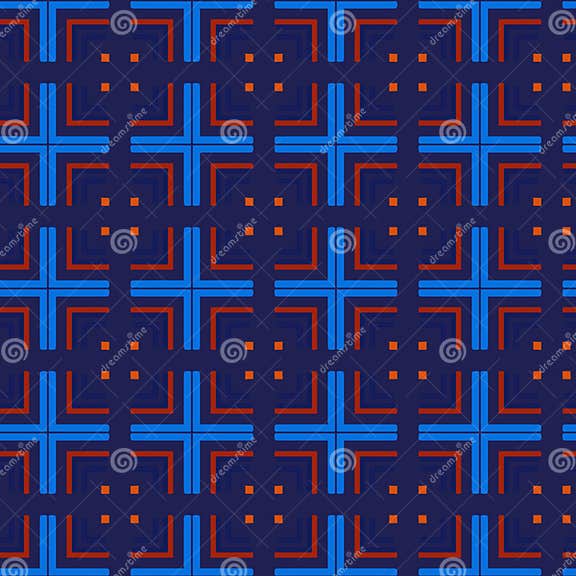 Abstract Creative Background with Repeated Shapes Stock Illustration ...