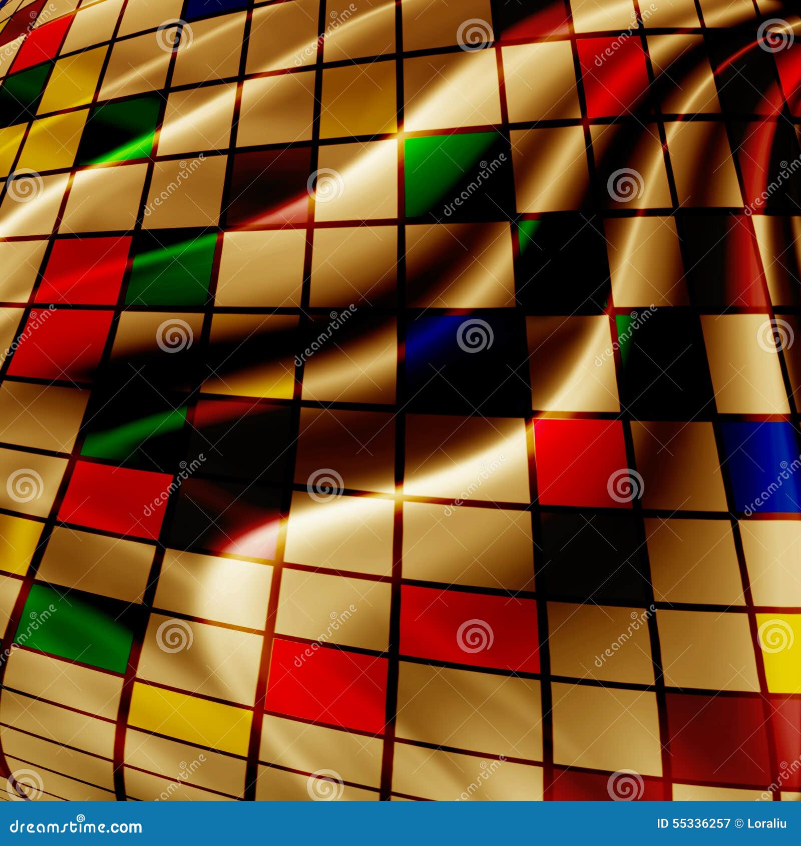 Abstract Creative Background in Style of Mixed Media Stock Illustration ...