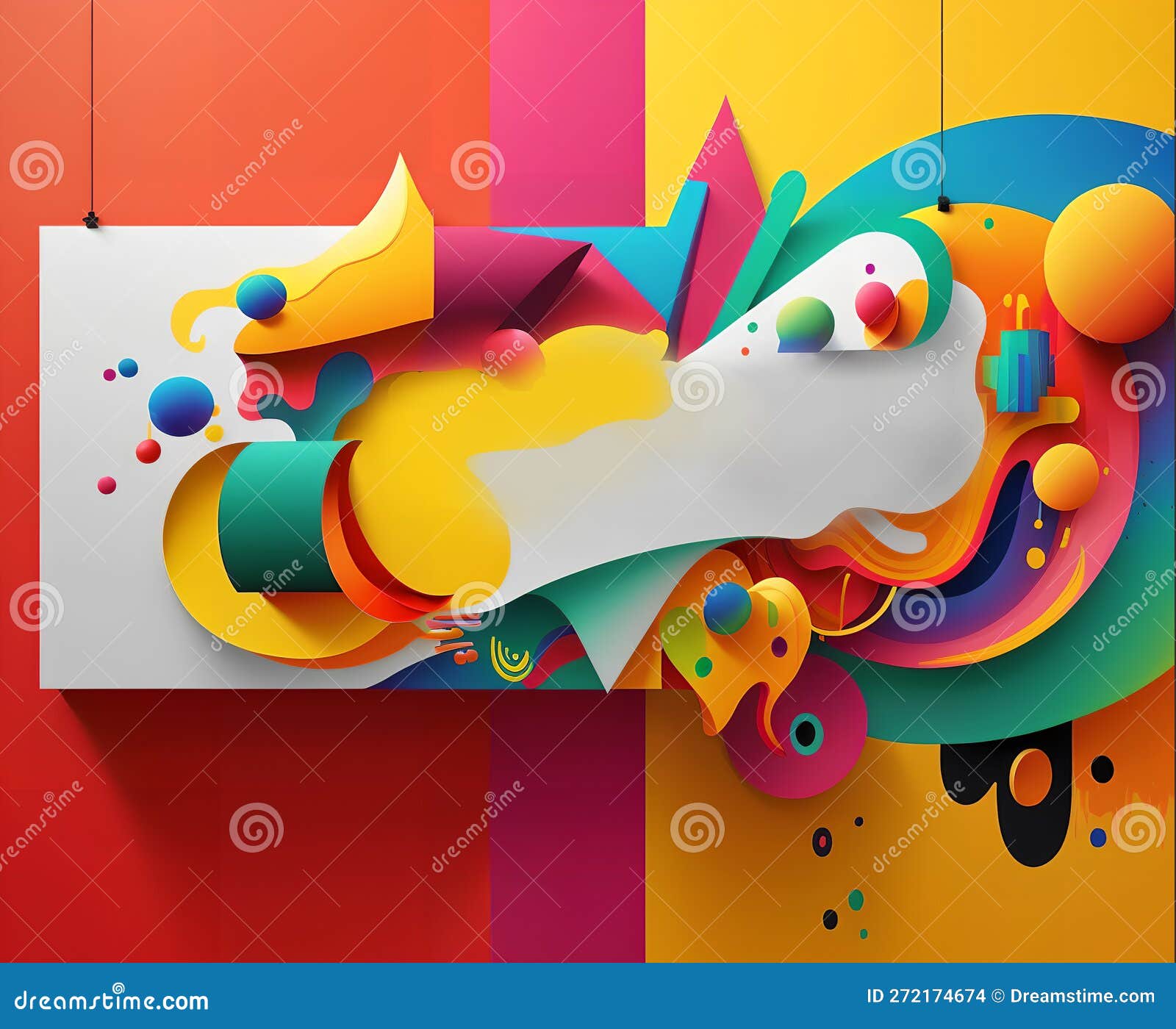 Abstract Creative Backgrounds, Title Slide Design Template Geometric ...