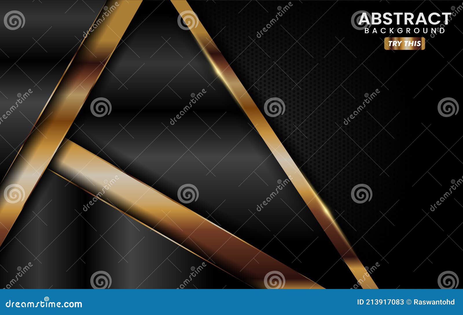 Abstract Creative Black and Gold Combination Background Design. Modern ...