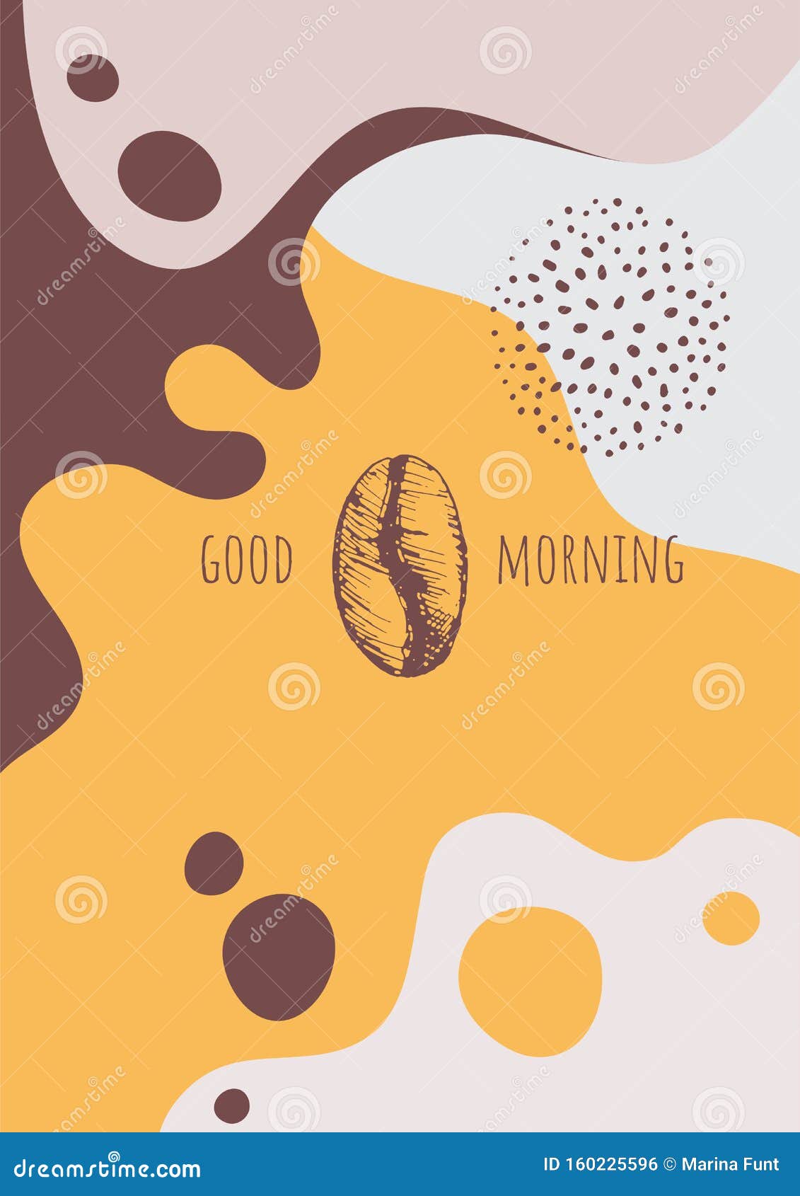 Abstract Creative Coffee Backgrounds with Copy Space for Text and ...
