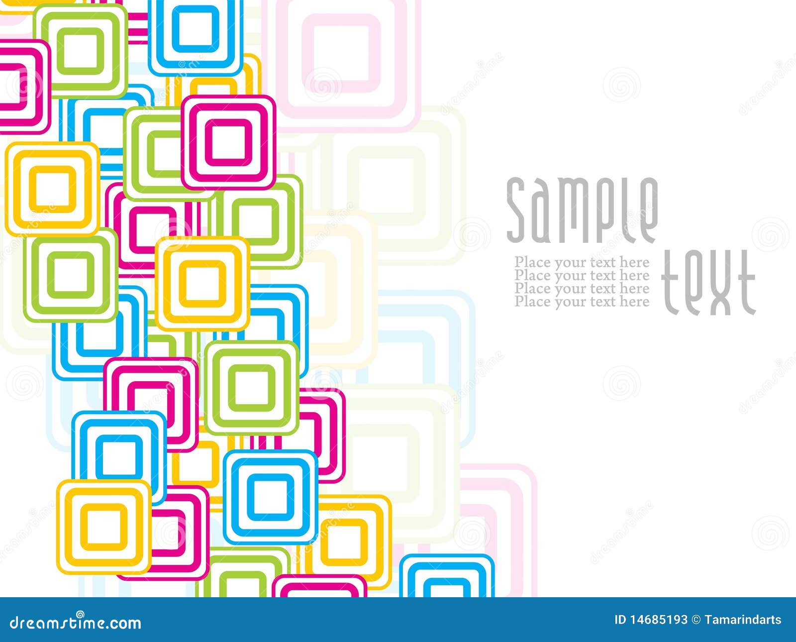 Abstract Creative Colorfull Squares Design Stock Vector - Illustration ...