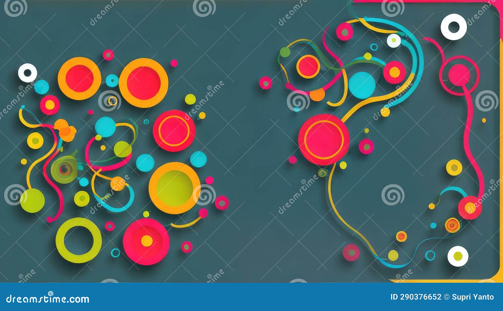 Abstract Creative Colour Interface Flat Design for Background Stock ...