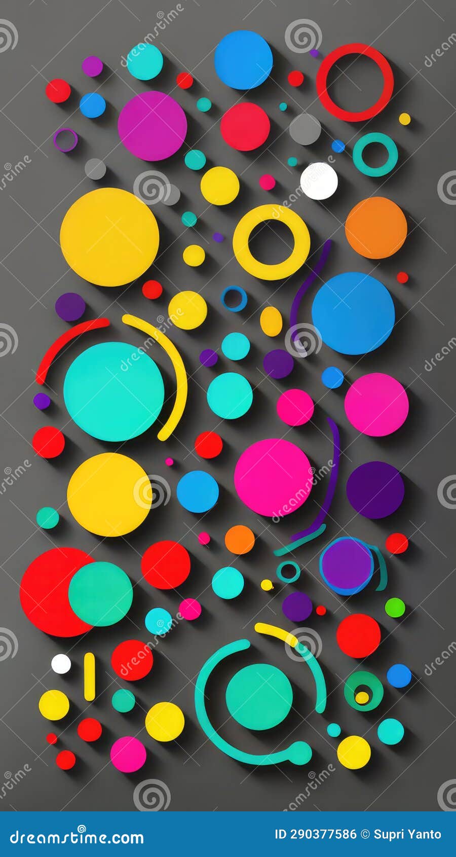 Abstract Creative Colour Interface Flat Design for Background Stock ...