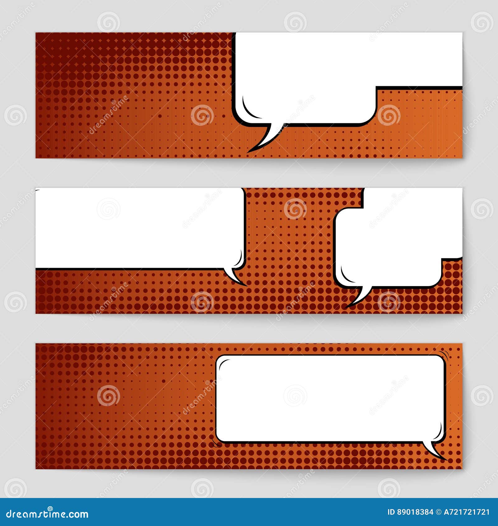 Abstract Creative Concept Comic Pop Art Style Blank, Layout Template ...