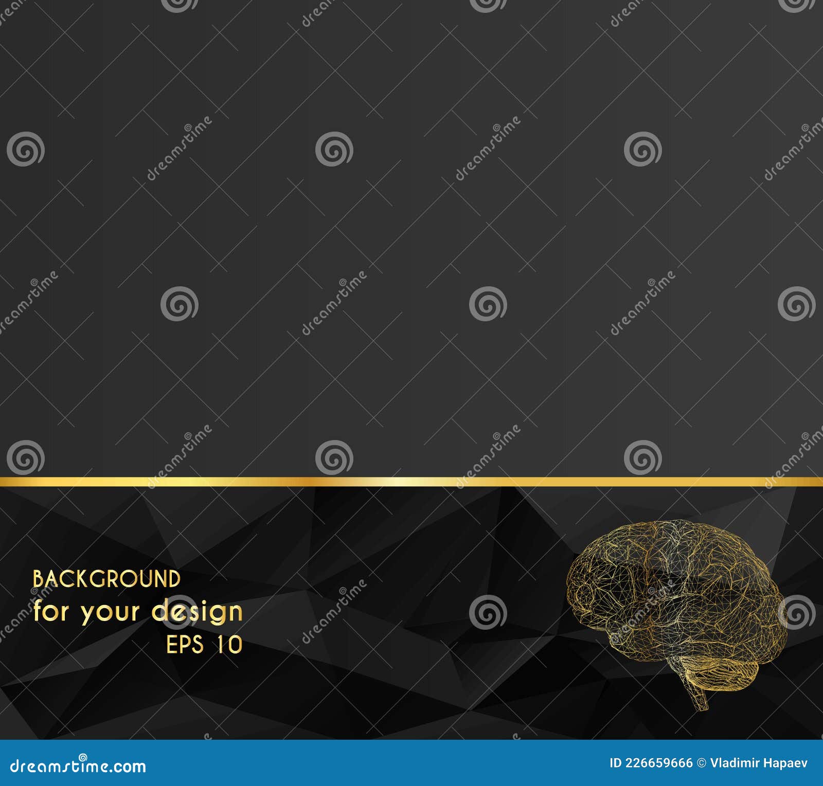 Abstract Creative Concept Vector Background of the Human Brain ...