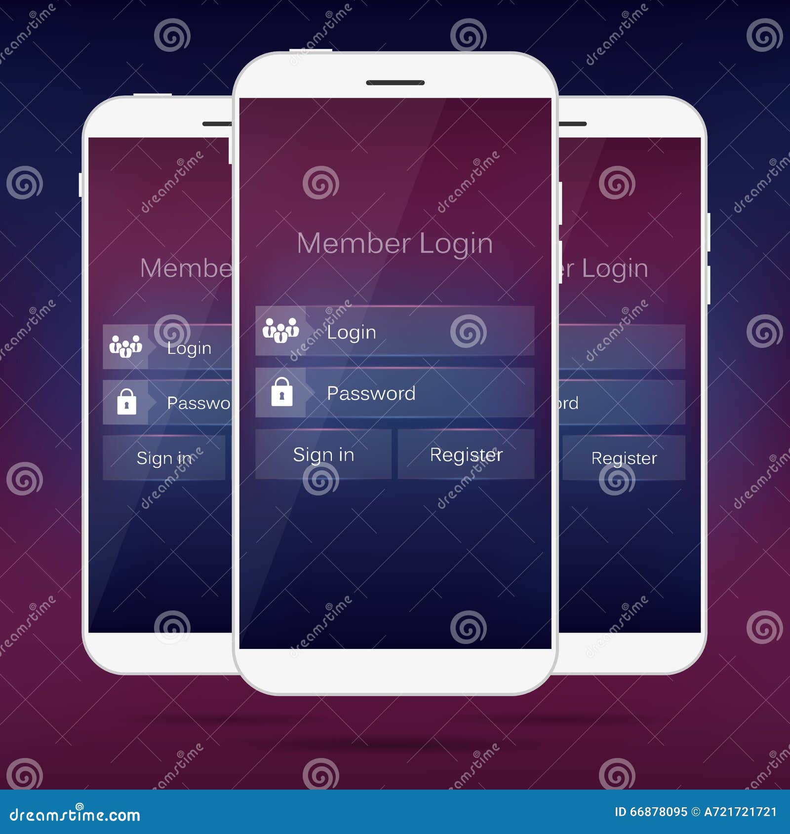 Abstract Creative Concept Vector Member Login Form Interface. for Web ... Abstract Creative Concept Vector Member Login Form Interface. for Web ...