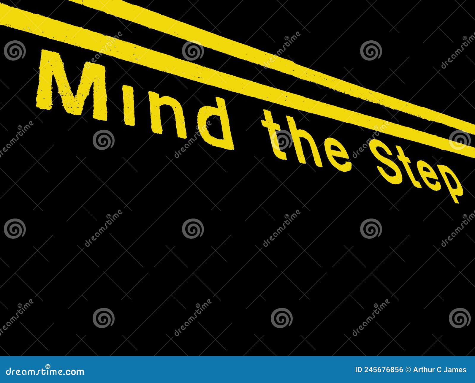 Abstract Creative Conceptual Warning Greeting Card Design Stock ...