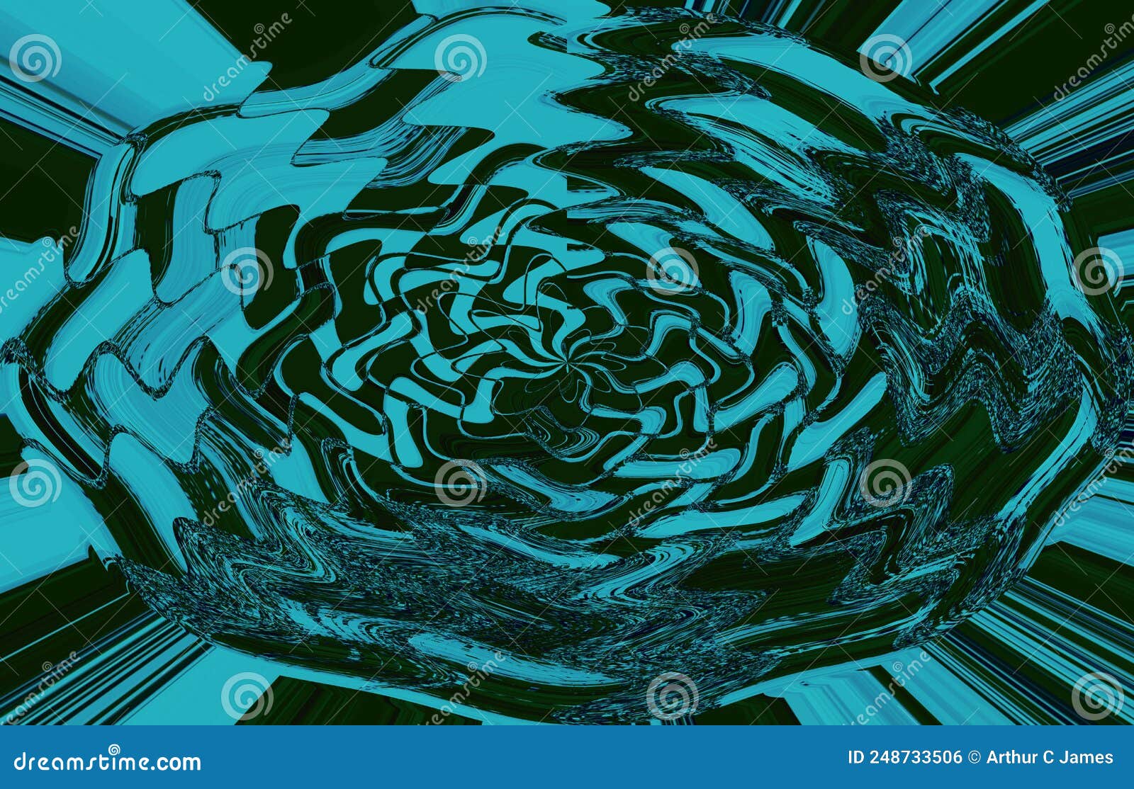 Abstract Digital Contemporary Art Design Stock Illustration ...