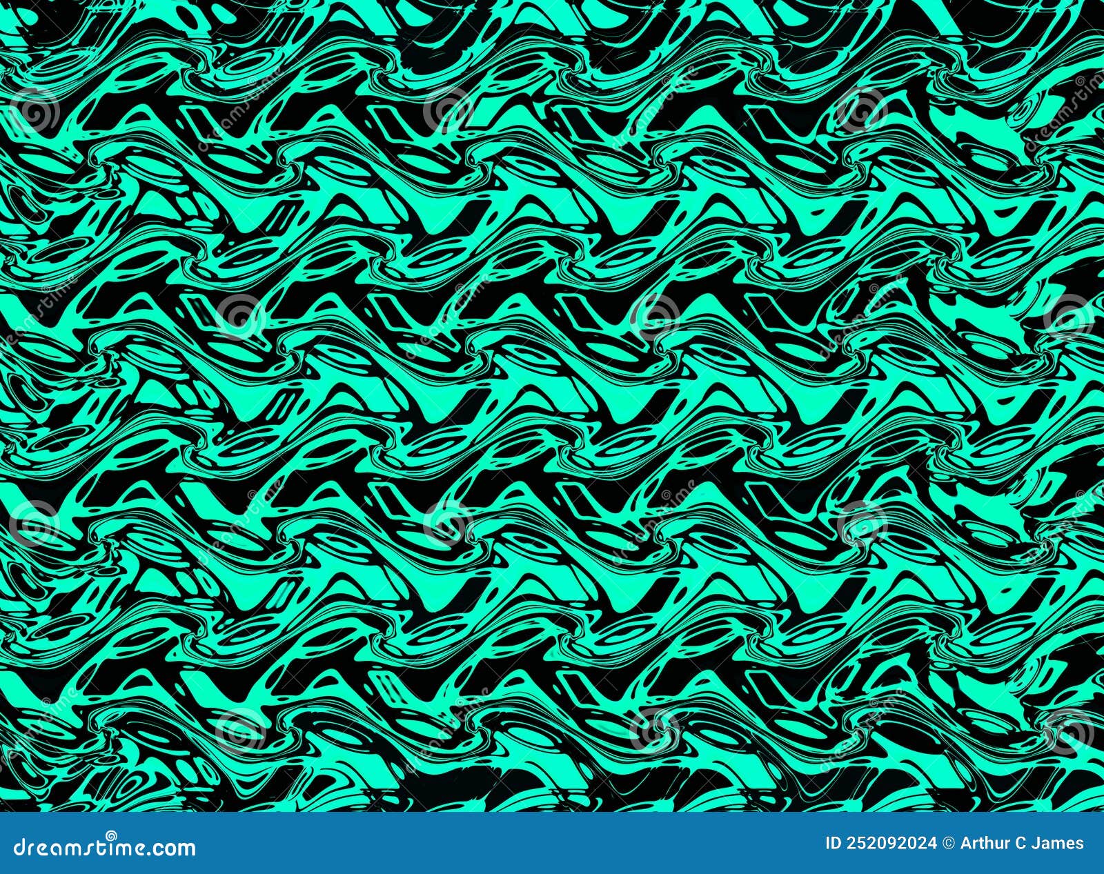 Abstract and Creative Digital Art Multi-coloured Design Stock ...