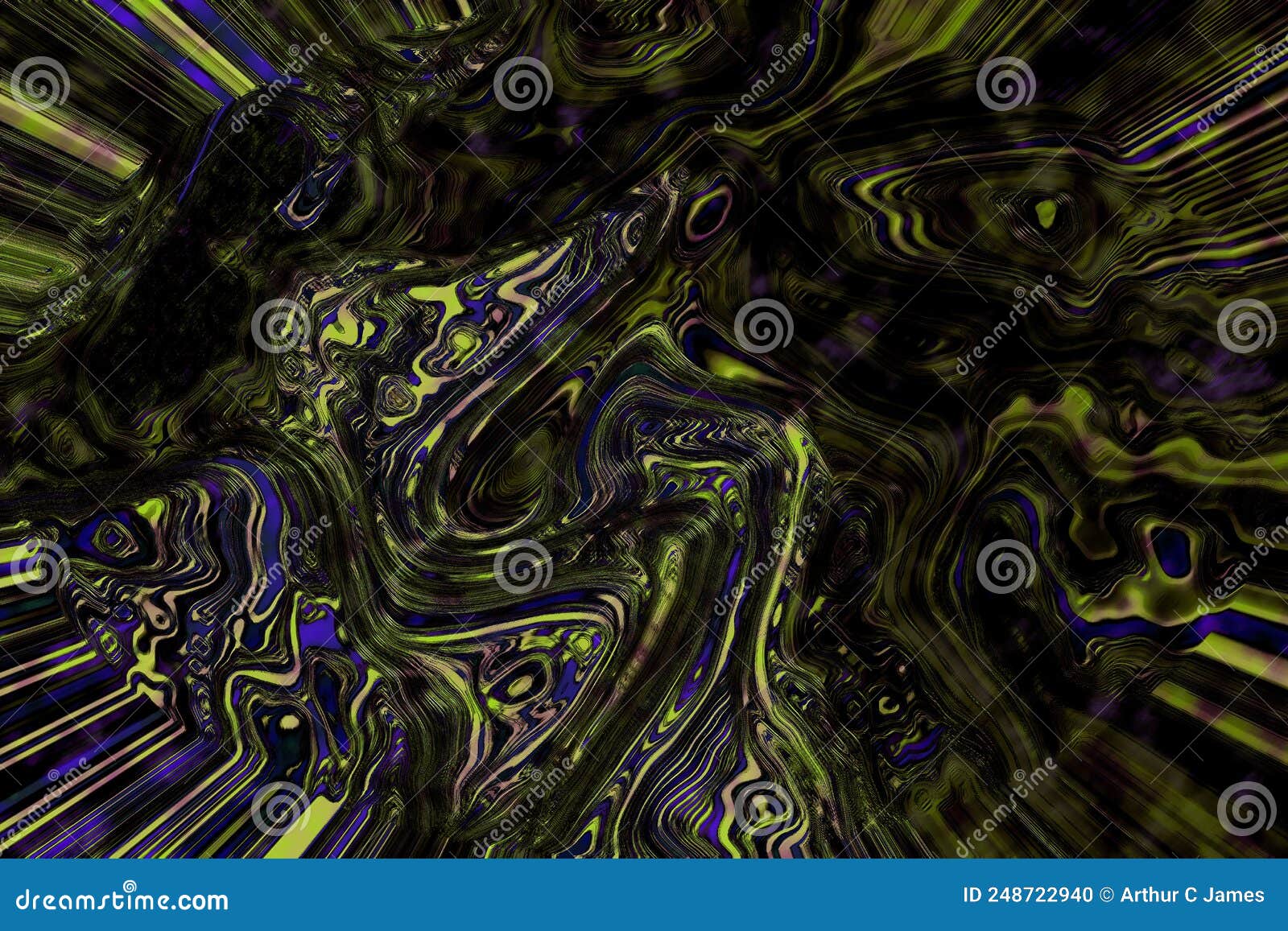 Abstract Creative Digital Contemporary Art Design Stock Illustration ...