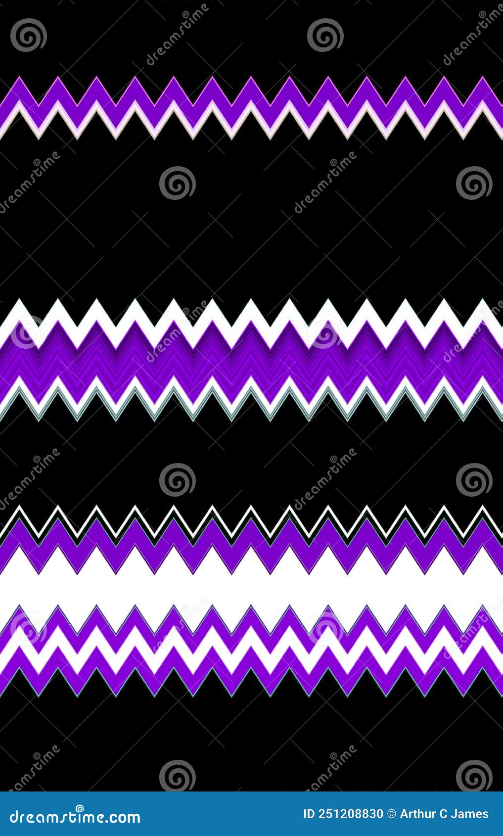 Abstract Creative Digital Contemporary Art Stripes Design Stock ...