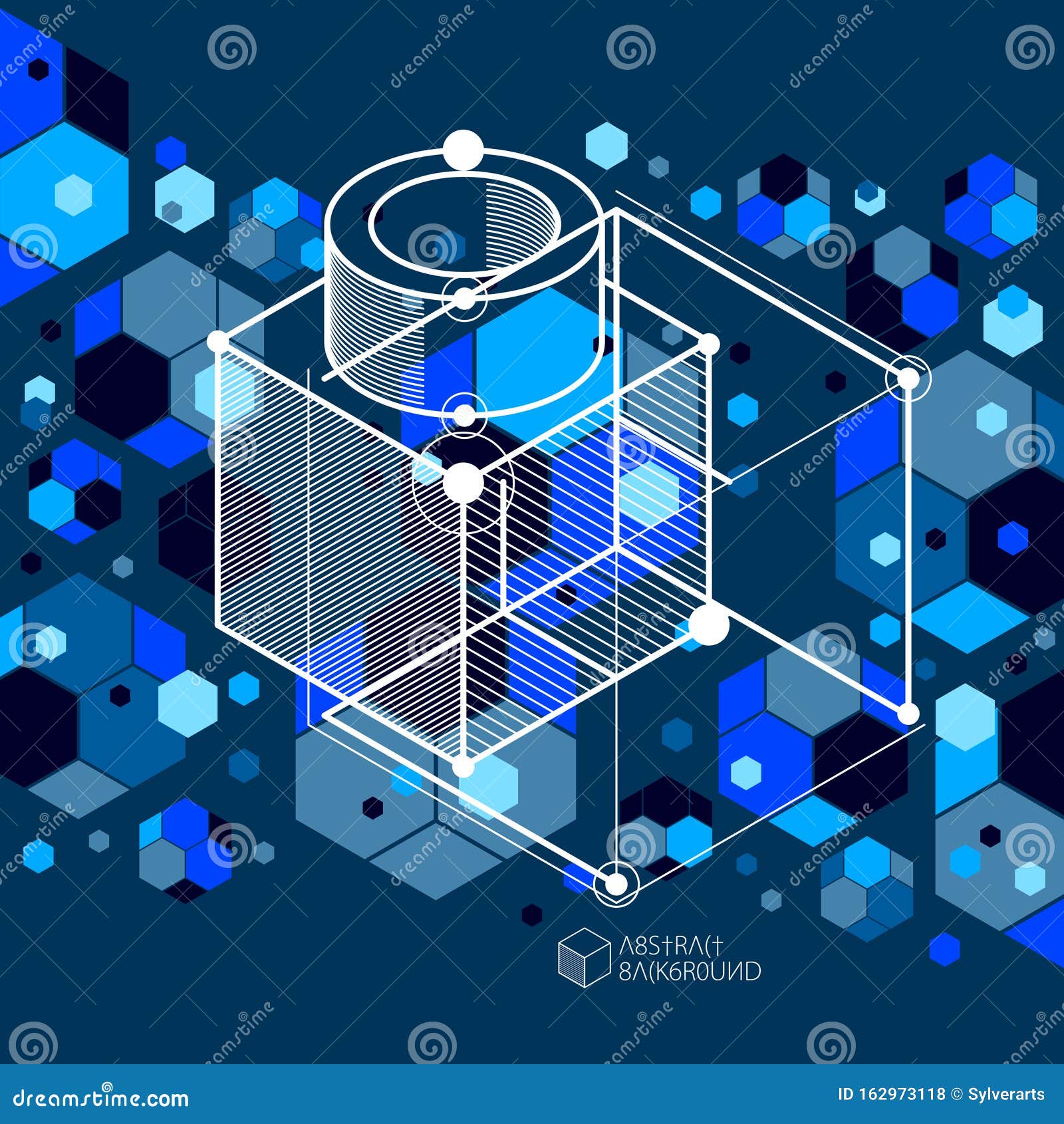 End Centered Unit Cell Stock Photo | CartoonDealer.com #55335048