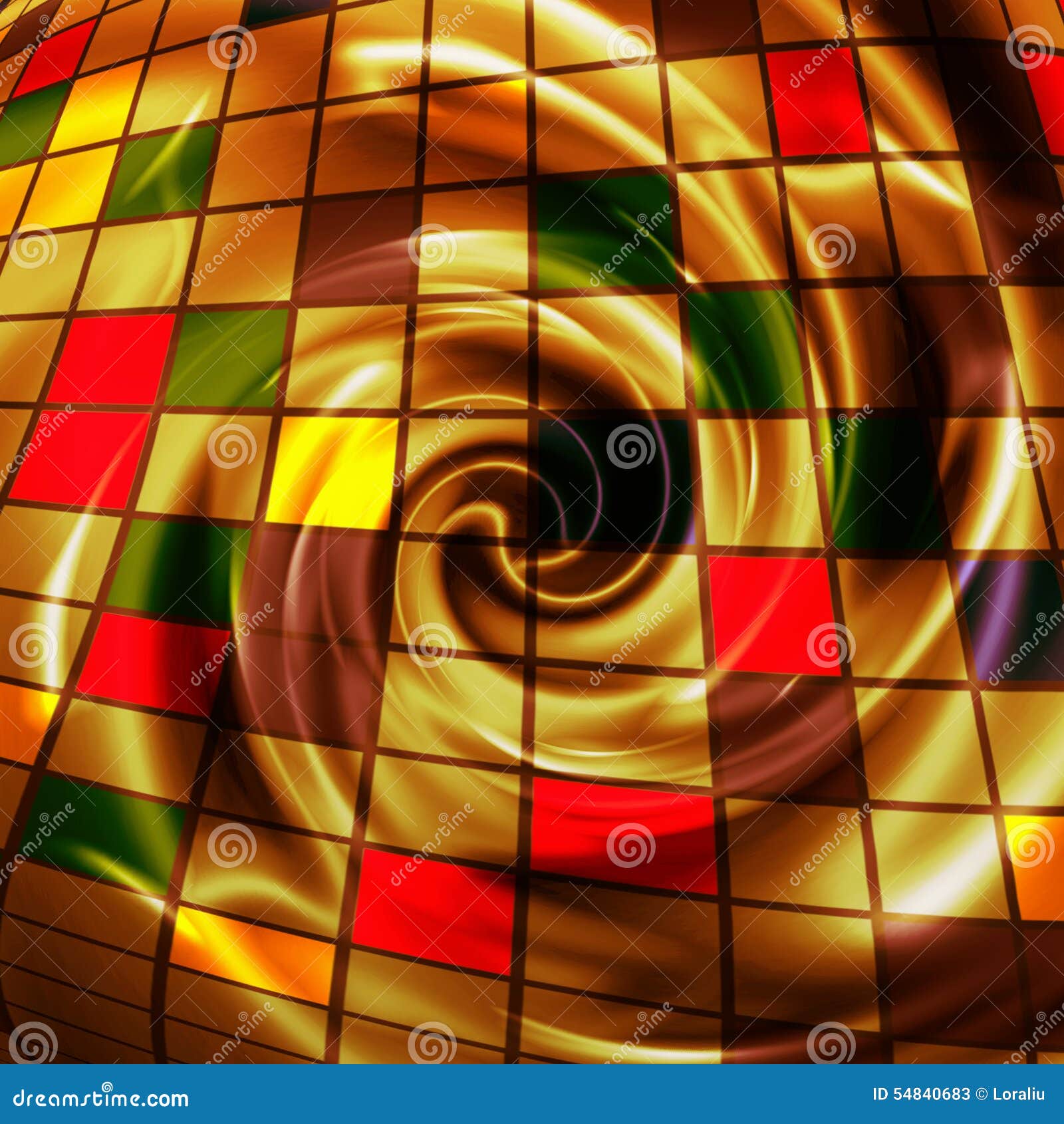 Abstract Creative Gold Background in Style of Mixed Media Stock ...