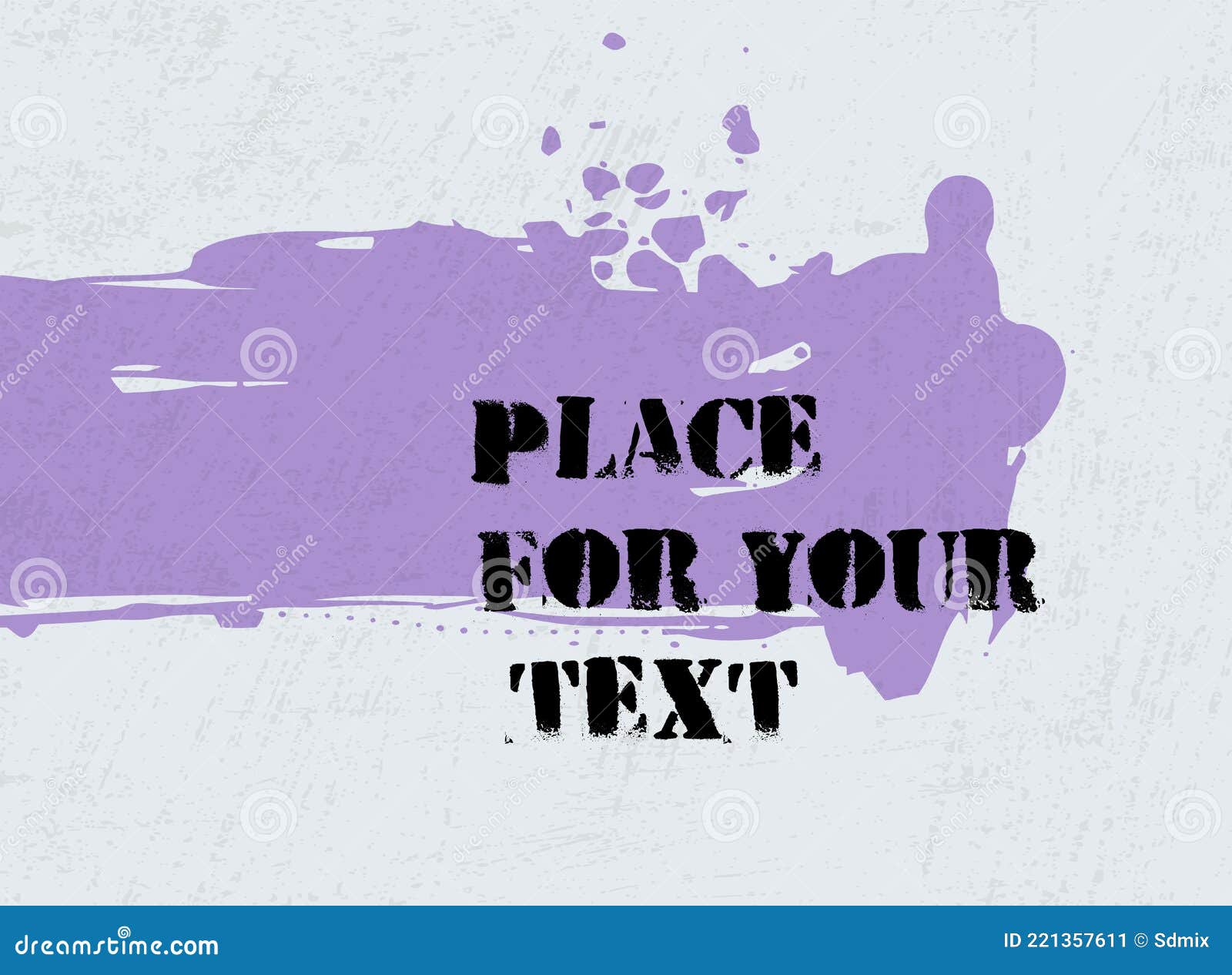 Abstract Creative Header. Hand Drawn Ink Texture. Stock Vector ...