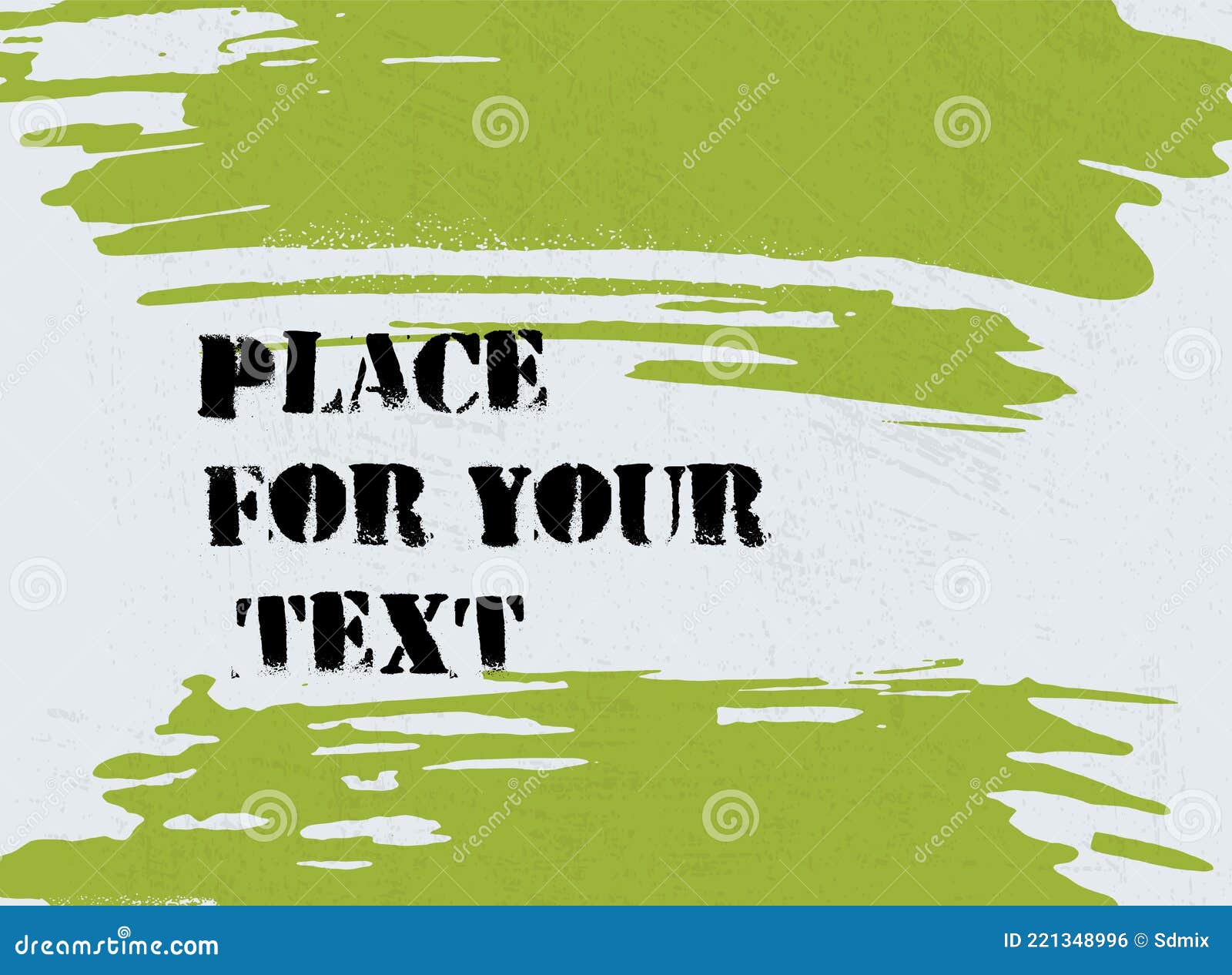 Abstract Creative Header. Hand Drawn Ink Texture. Stock Vector ...