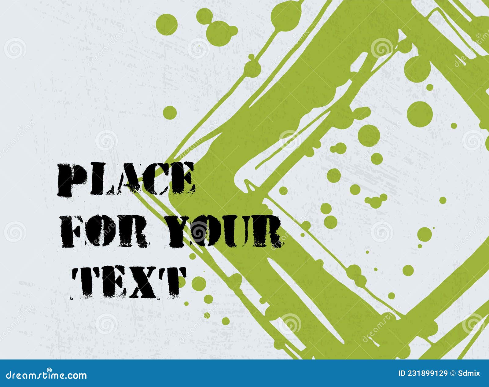 Abstract Creative Header. Hand Drawn Ink Texture. Stock Vector ...