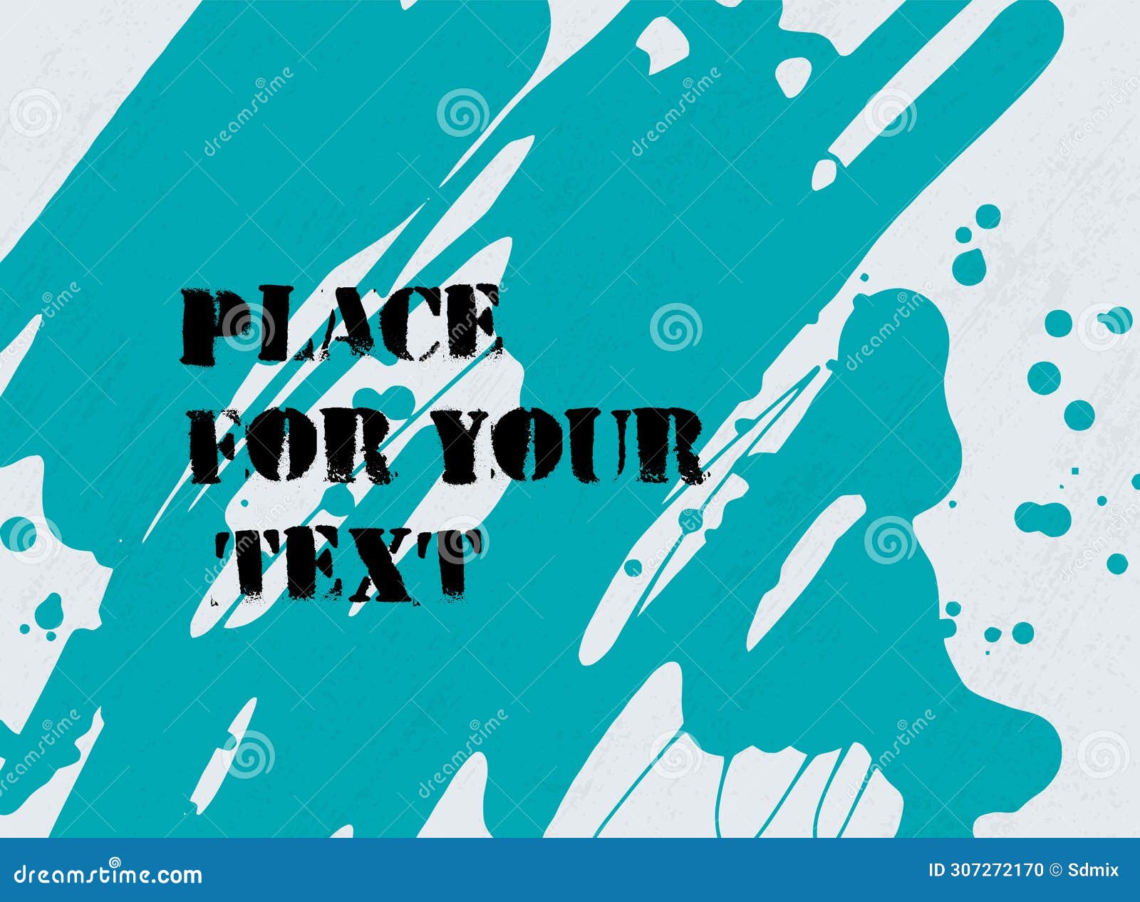 Abstract Creative Header. Hand Drawn Ink Texture. Stock Vector ...