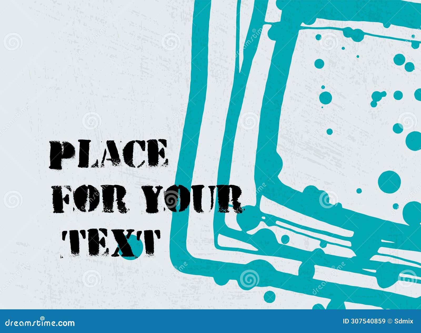 Abstract Creative Header. Hand Drawn Ink Texture. Stock Vector ...