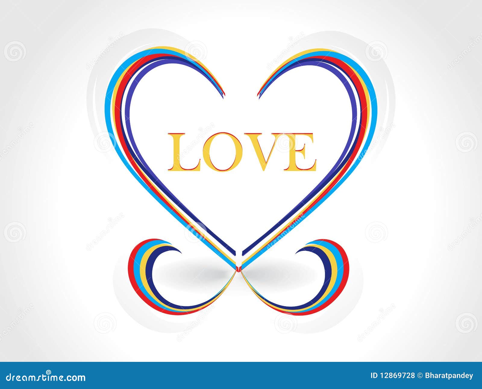 Abstract Creative Heart Design Stock Vector - Illustration of abstract ...