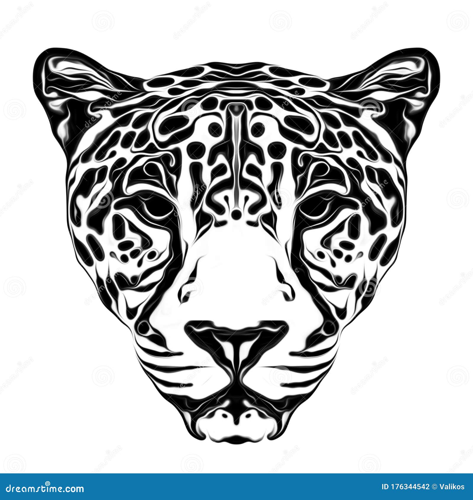 Abstract Creative Illustration with Magic Puma Stock Illustration ...