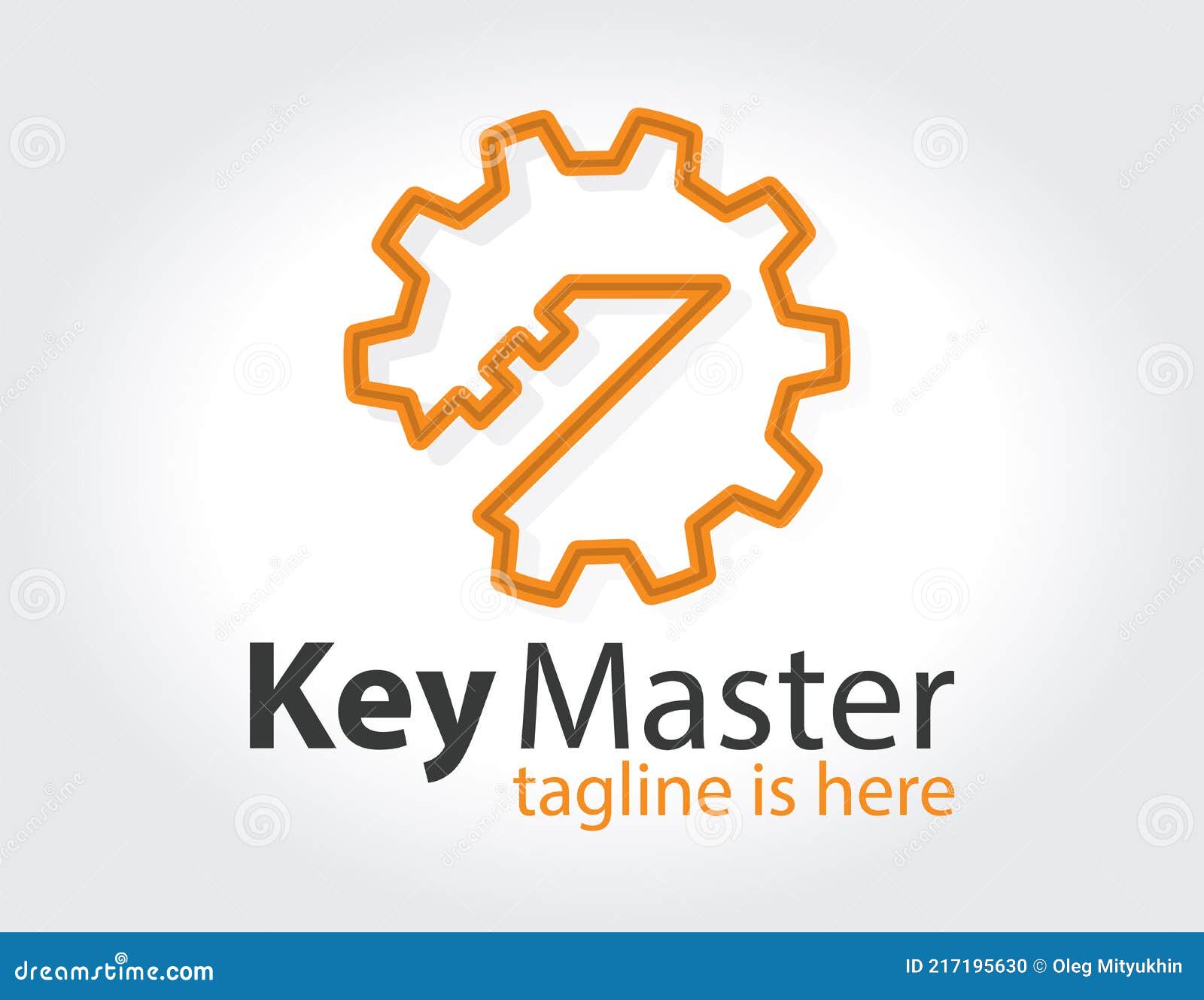Abstract Creative Key Duplication Logo Concept. Professional Skilled ...