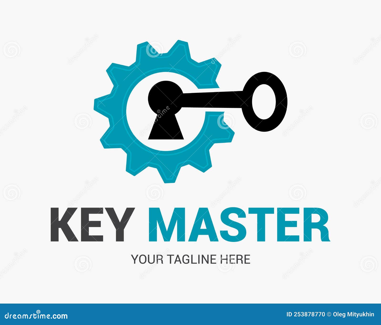 Abstract Creative Key Duplication Logo Concept. Professional Skilled ...