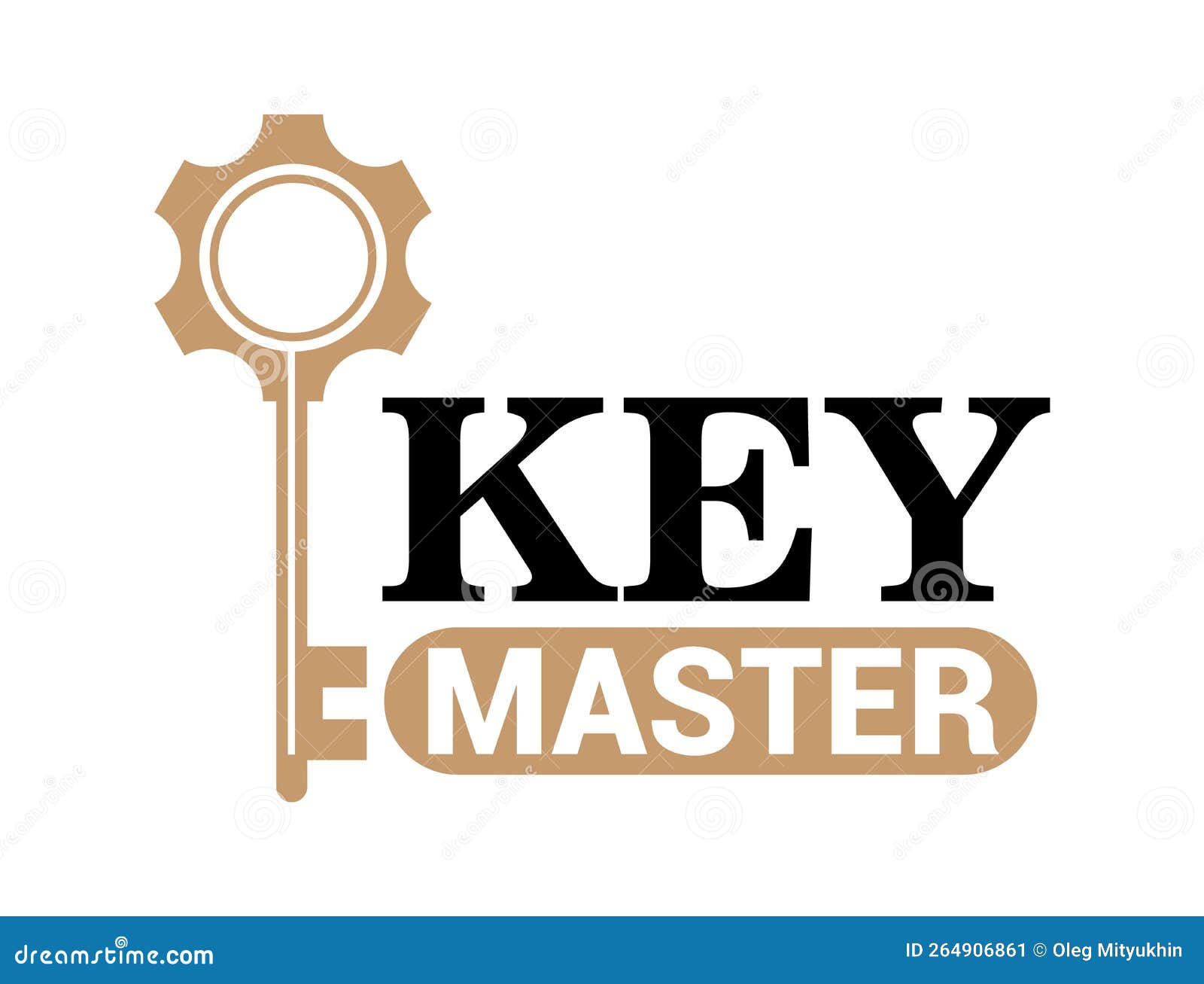 Abstract Creative Key Duplication Logo Concept. Professional Skilled ...