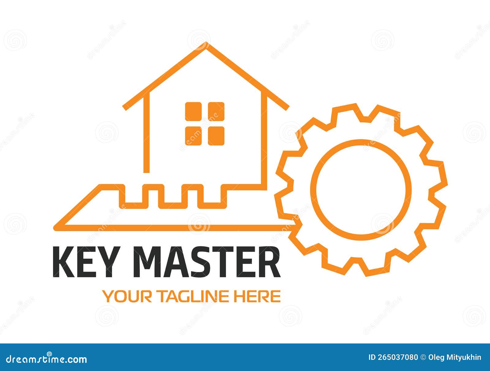 Abstract Creative Key Duplication Logo Concept. Professional Skilled ...