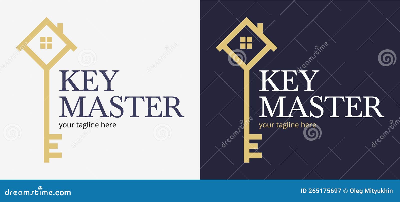 Abstract Creative Key Duplication Logo Concept. Professional Skilled ...