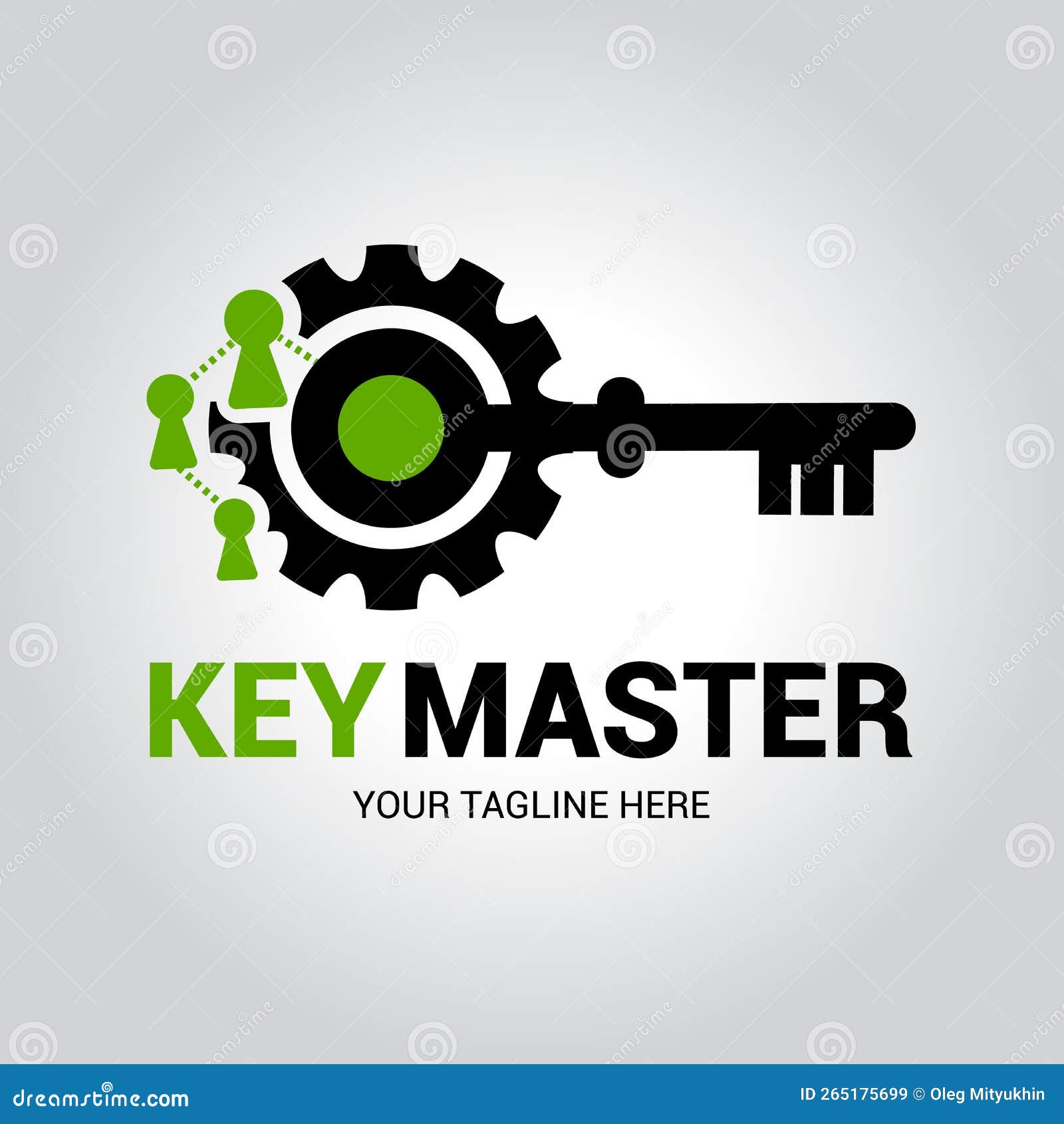 Abstract Creative Key Duplication Logo Concept. Professional Skilled ...